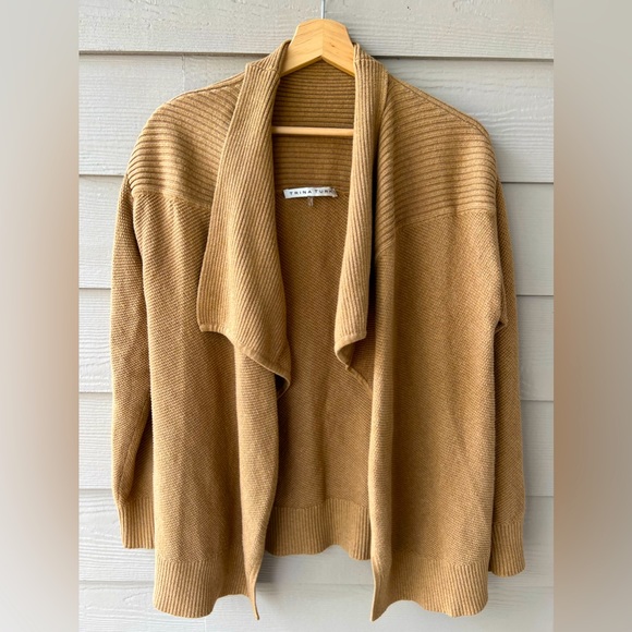 Trina Turk | Sweaters | Trina Turk Waterfall Front Cardigan In Size ...